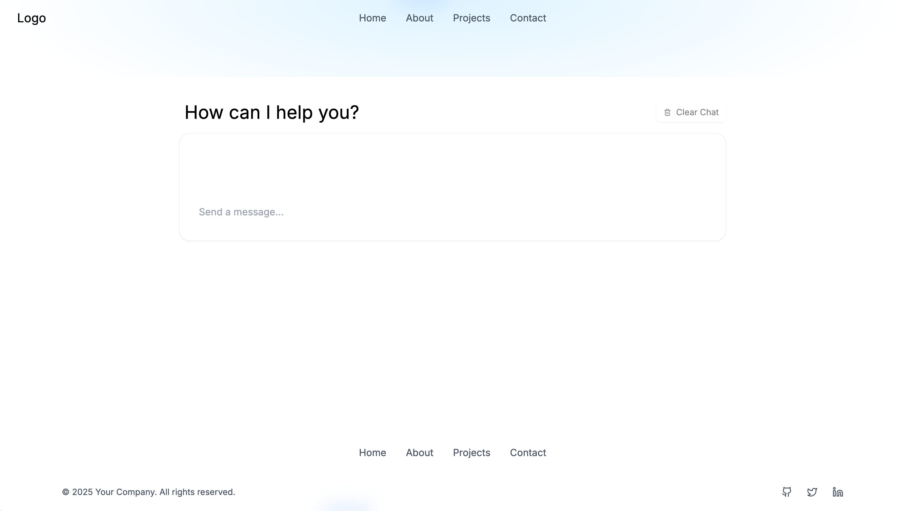 Next.js + Convex AI Chat Starter v.0.1