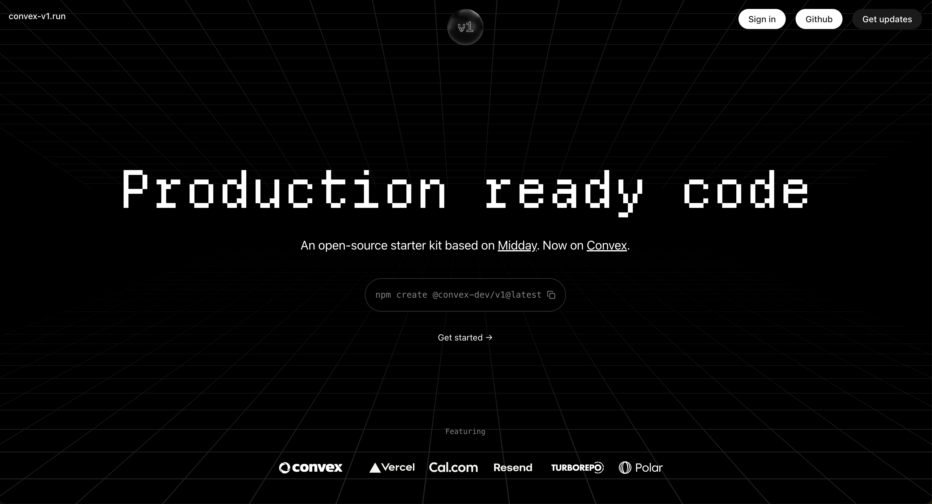 v1 open-source starter kit